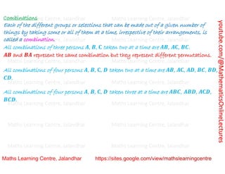 Class 11 Chapter 7 Permutations and combinations (Combinations_Basics) Lecture 6.pdf