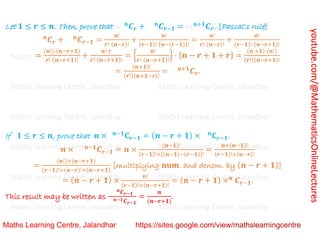 Class 11 Chapter 7 Permutations and combinations (Combinations_Basics) Lecture 6.pdf
