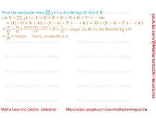 Class 11 Chapter 7 Permutations and combinations (Permutations, factorial) Lecture 1.pdf
