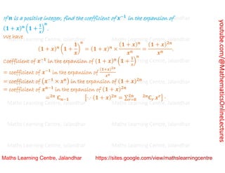 Class 11_Chapter 8_Binomial Theorem_(Basic problems)_Lecture 2.pdf