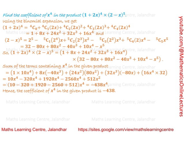 Class 11_Chapter 8_Binomial Theorem_(Basic problems)_Lecture 2.pdf