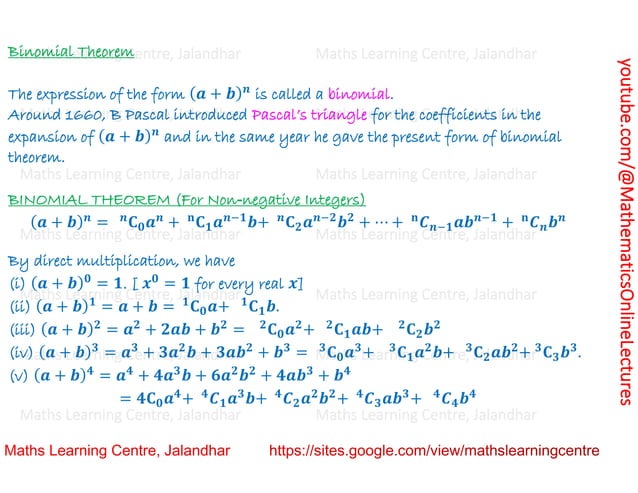 Class 11_Chapter 8_Binomial Theorem_(Non-negative index)_Lecture 1.pdf