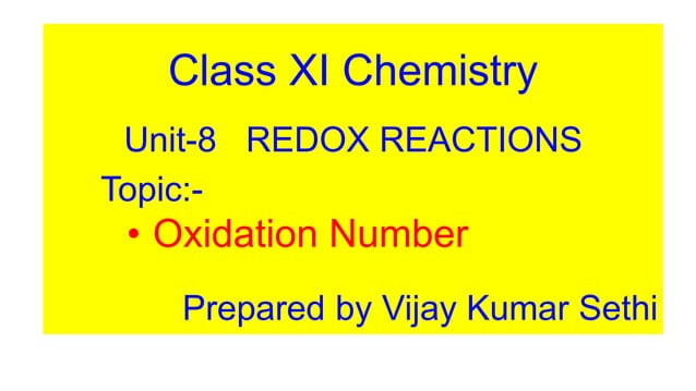Class 11 Chapter 8 Redox Reactions.pptx