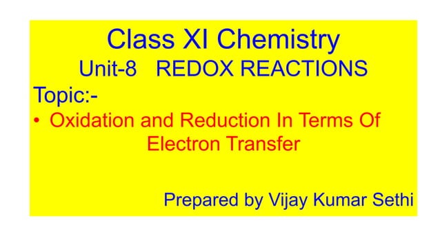 Class 11 Chapter 8 Redox Reactions.pptx