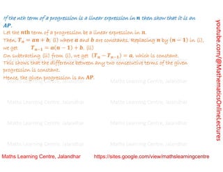 Class 11 Chapter 9 Sequences and series_Arithmetic Progressions (nth term from end) Lecture 2.pdf
