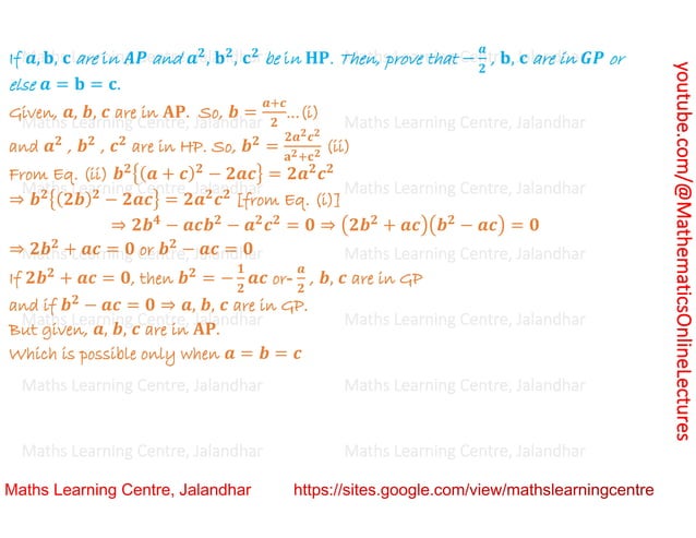 Class 11_Chapter 9_Sequences and Series_Harmonic Progressions_Harmonic mean_Lecture 10.pdf