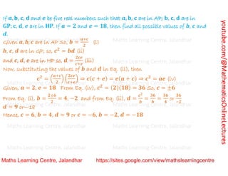 Class 11_Chapter 9_Sequences and Series_Harmonic Progressions_Harmonic mean_Lecture 10.pdf