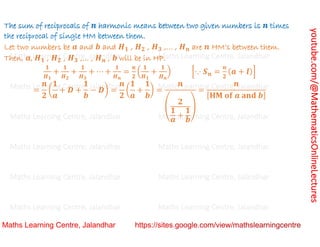 Class 11_Chapter 9_Sequences and Series_Harmonic Progressions_Harmonic mean_Lecture 10.pdf