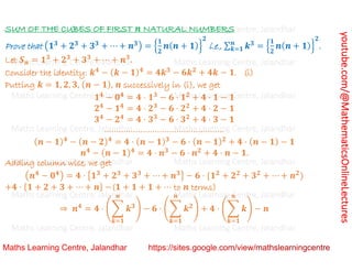 Class 11_Chapter 9_Sequences and Series (Sum of special series) Lecture 12.pdf