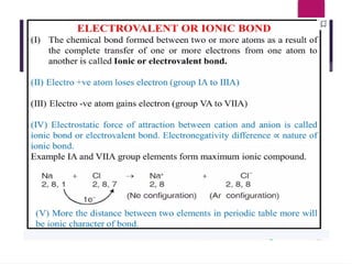 Class 11 chemical bonding notes ppt part I.pptx