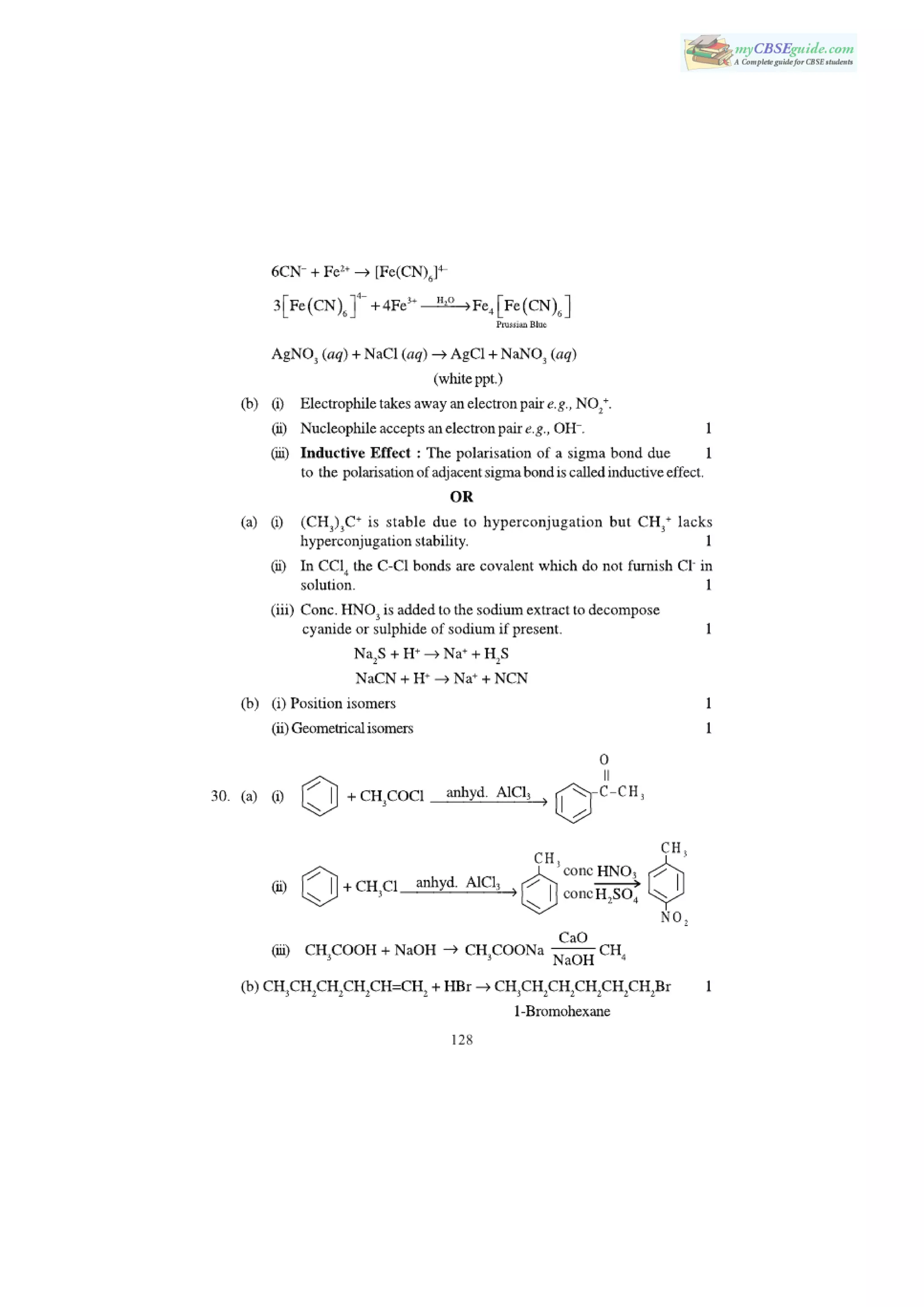 CBSE XI CHEMISTRY SOLVED PAPER | PDF