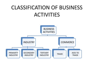Class 11 classification of business activities | PPTX