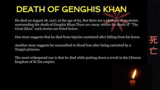 Genghis khan | PDF