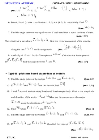 Physics Formula Sheet Grade 11