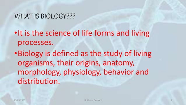 Class 11 Introduction to Biology | PPTX | Biological Sciences | Science