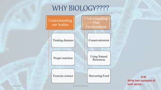 Class 11 Introduction to Biology | PPTX