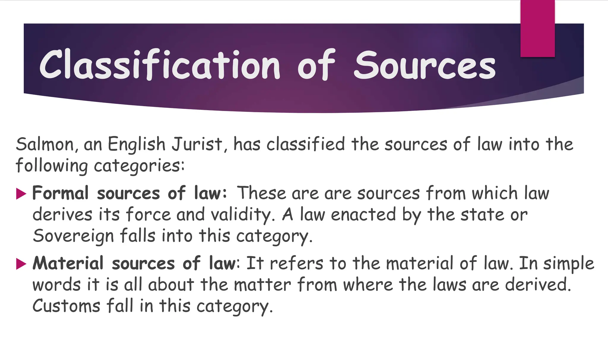 Class 11 Unit - 3 LS Sources of Law.pptx