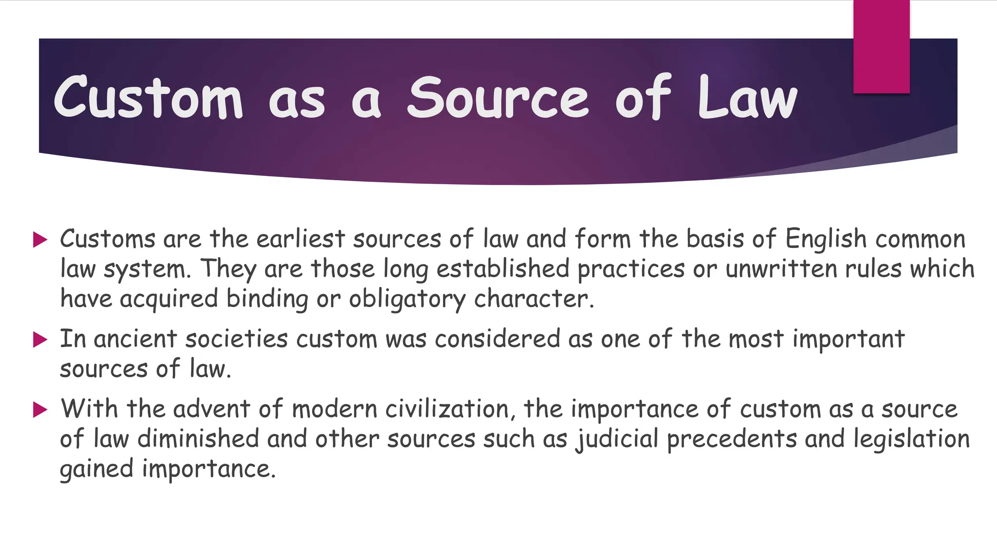 Class 11 Unit - 3 LS Sources of Law.pptx