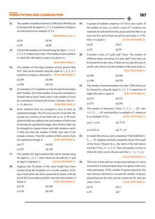 Class 11 Mathematics Topic Wise Line by Line Questions Chapter 3 ...