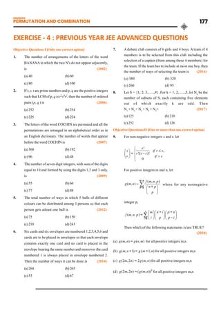 Class 11 Mathematics Topic Wise Line by Line Questions Chapter 3 ...