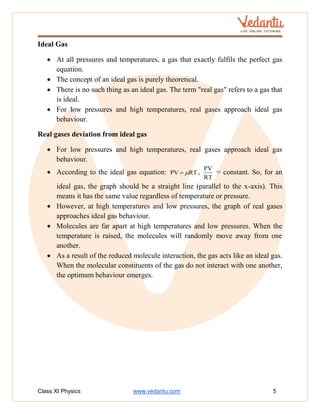 Class 11 Physics Revision Notes Kinetic Theory.pdf