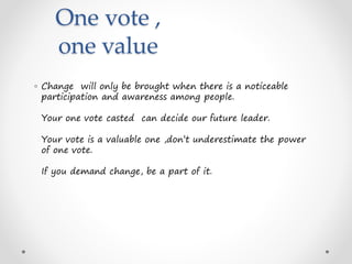 PPT on class 11 Election and representation | PPTX