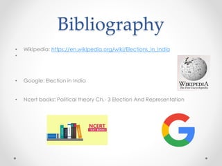 PPT on class 11 Election and representation | PPTX