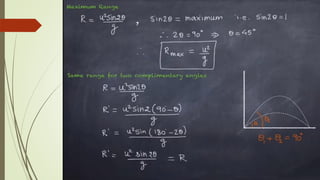 Class ' 11 Projectile.pdf | Physics | Science