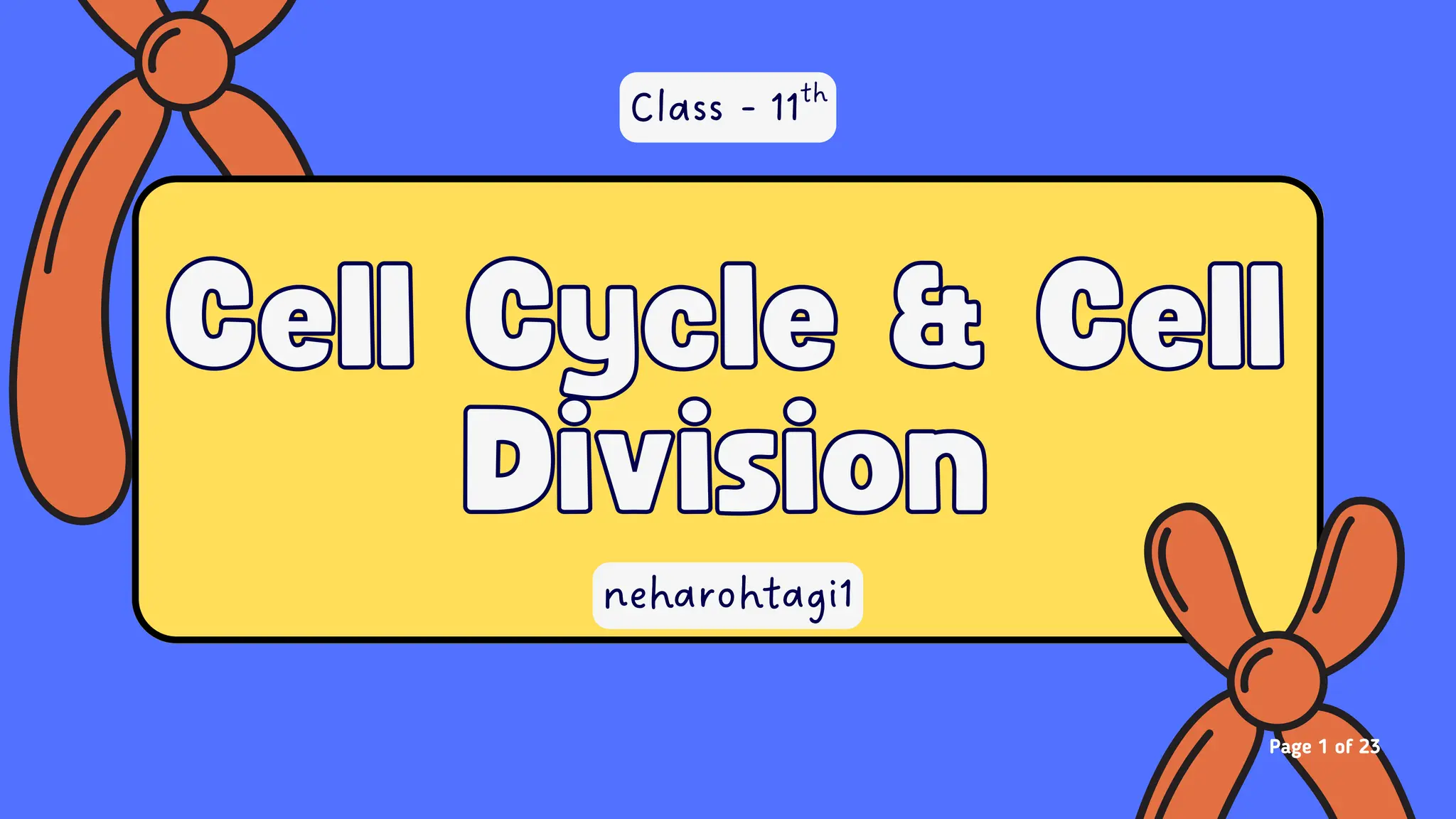 Class 11th Ncert Cbse Neet BIOLOGY CELL CYCLE AND CELL DIVISION.pdf