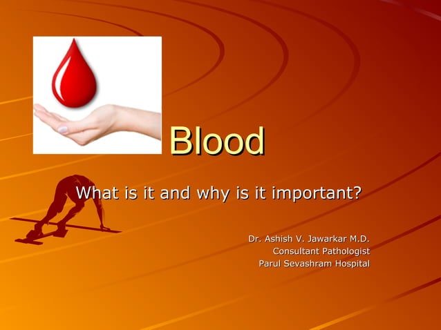 blood and its components | PPT | Blood Disorders | Diseases and Conditions
