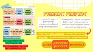 Types of adverbs, PRESENT PERFECT VS CONTINUOUS VS PASSIVE, THREE MAIN ...
