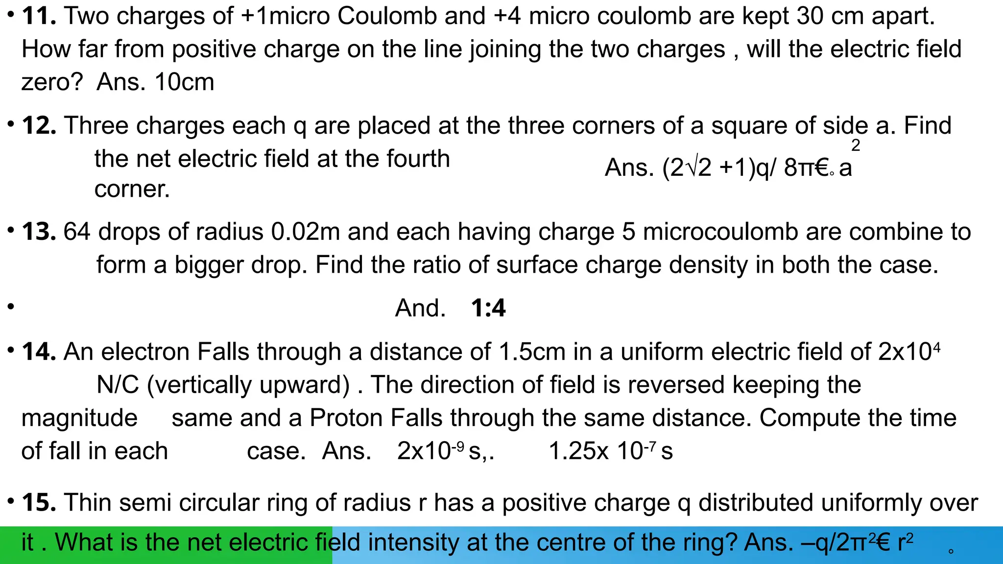 class 12 - electrostatics .pptx ggc. Vcddeeeeeeeeeee | PPTX