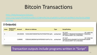 Bitcoin Script | PPTX