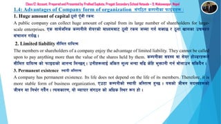 Class 12 account chapter 1, company formation, types and Their ...