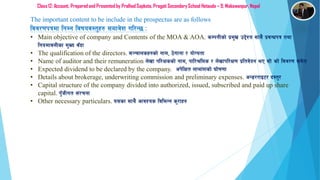 Class 12 account chapter 1, company formation, types and Their ...