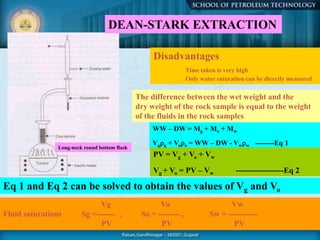 Class 12A_Determination of Fluid saturation.pdf | Geology | Science