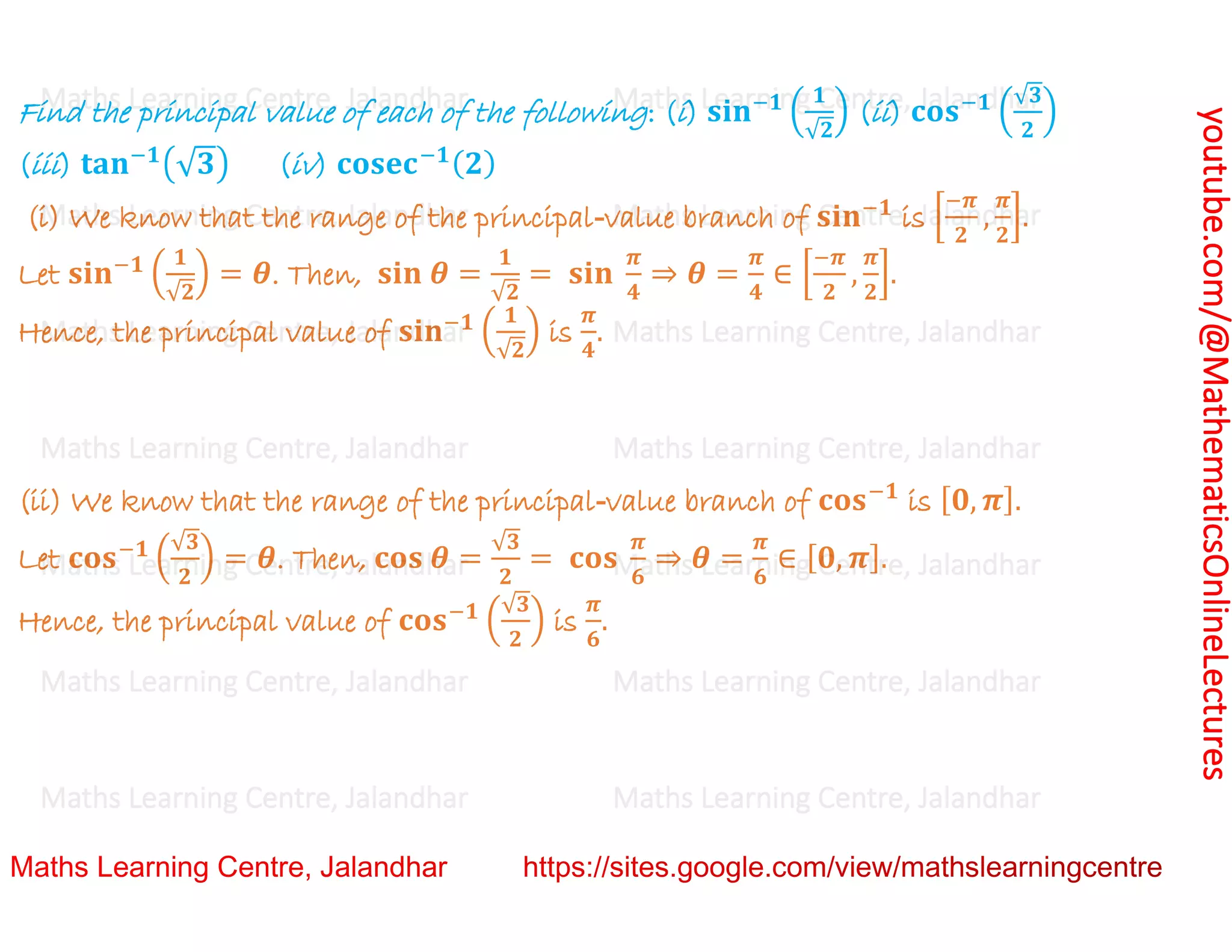 Class 12 Chapter 2 Inverse Trigonometric Functions (Basic definitions and graphs) Lecture 1.pdf