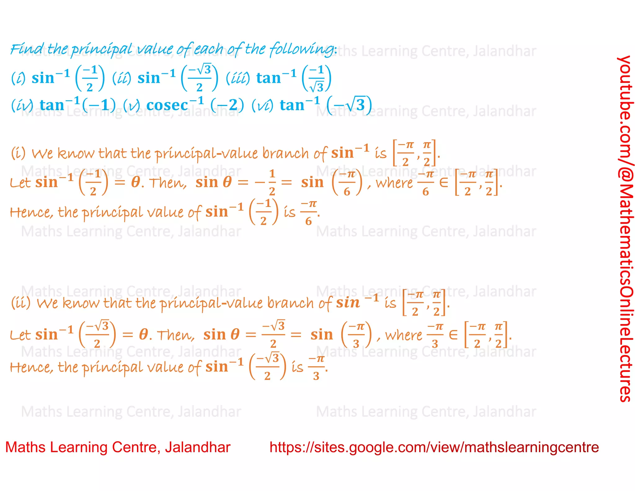 Class 12 Chapter 2 Inverse Trigonometric Functions (Basic definitions and graphs) Lecture 1.pdf