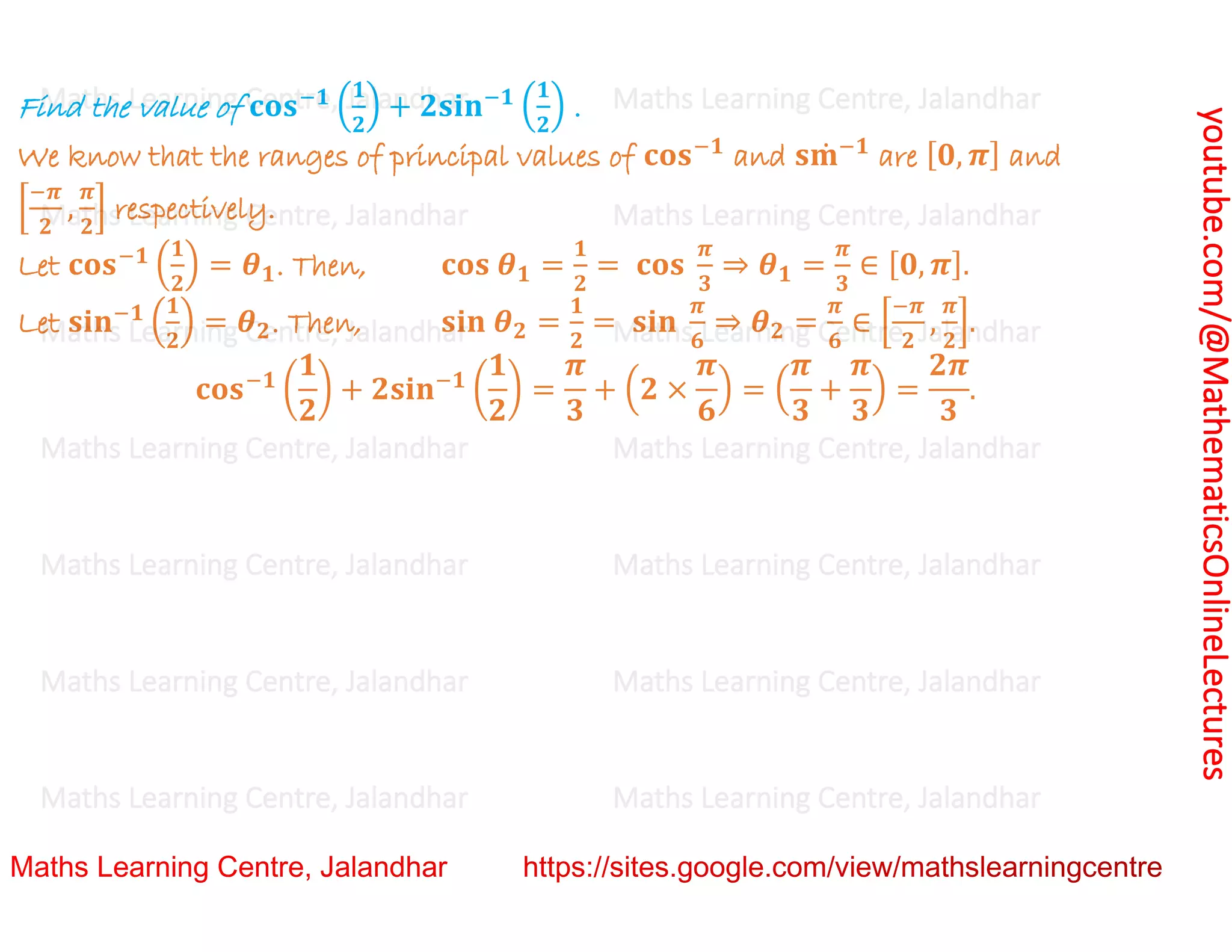 Class 12 Chapter 2 Inverse Trigonometric Functions (Basic definitions and graphs) Lecture 1.pdf
