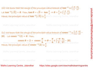 Class 12 Chapter 2 Inverse Trigonometric Functions (Basic definitions and graphs) Lecture 1.pdf