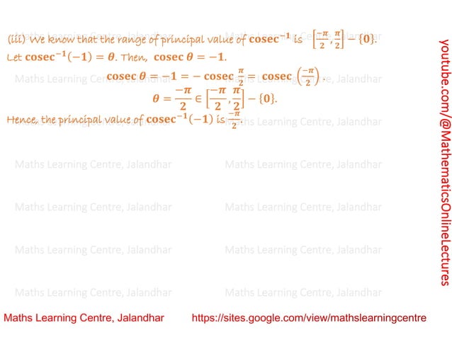 Class 12 Chapter 2 Inverse Trigonometric Functions (Basic definitions and graphs) Lecture 1.pdf