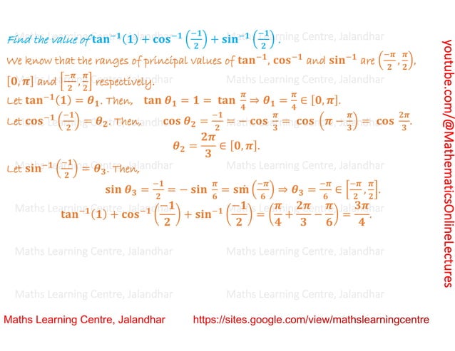Class 12 Chapter 2 Inverse Trigonometric Functions (Basic definitions and graphs) Lecture 1.pdf
