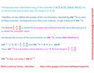 Class 12 Chapter 2 Inverse Trigonometric Functions (Basic definitions and graphs) Lecture 1.pdf