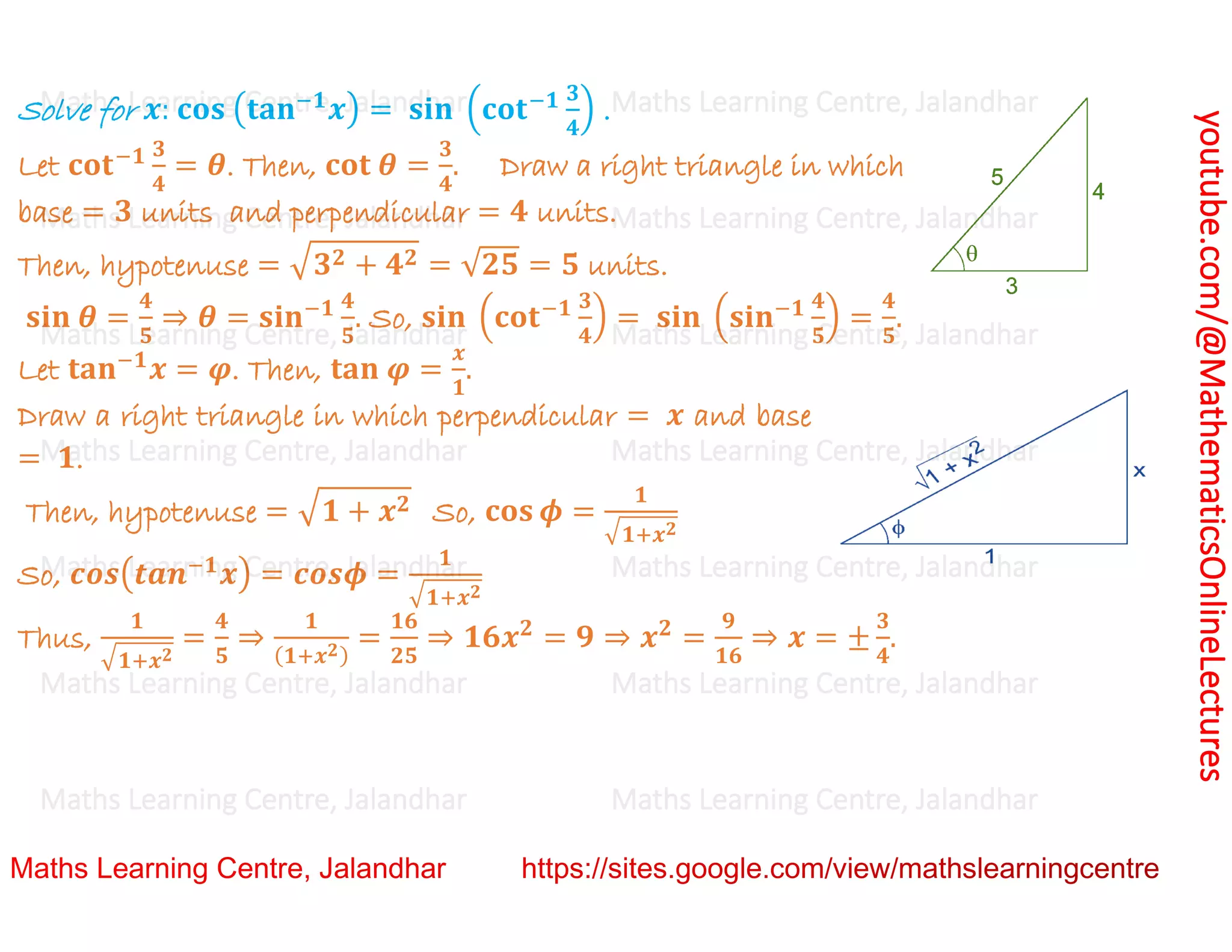 Class 12 Chapter 2 Inverse Trigonometric Functions (Non-Principal values -I ) Lecture 5.pdf