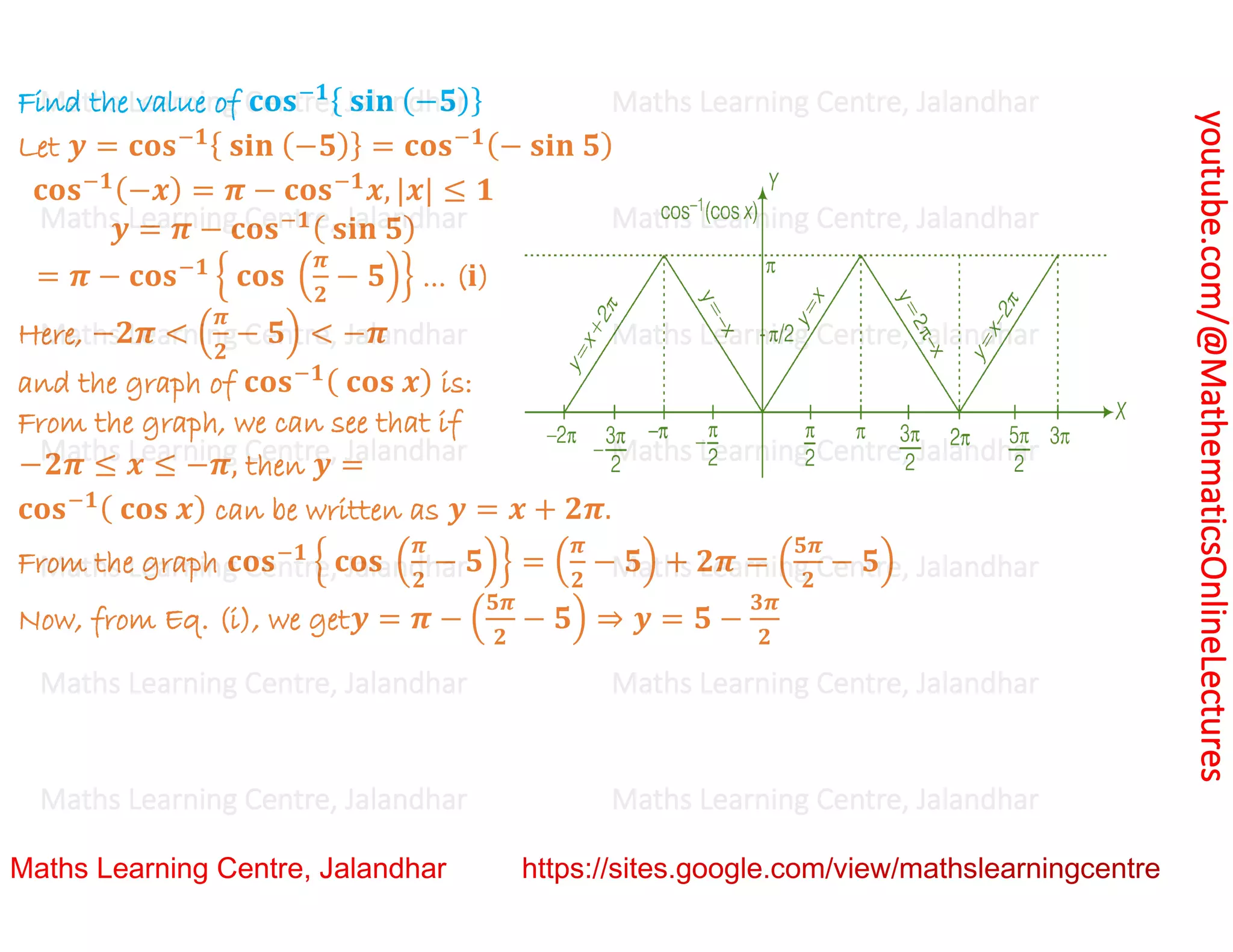 Class 12 Chapter 2 Inverse Trigonometric Functions (Non-Principal values -I ) Lecture 5.pdf