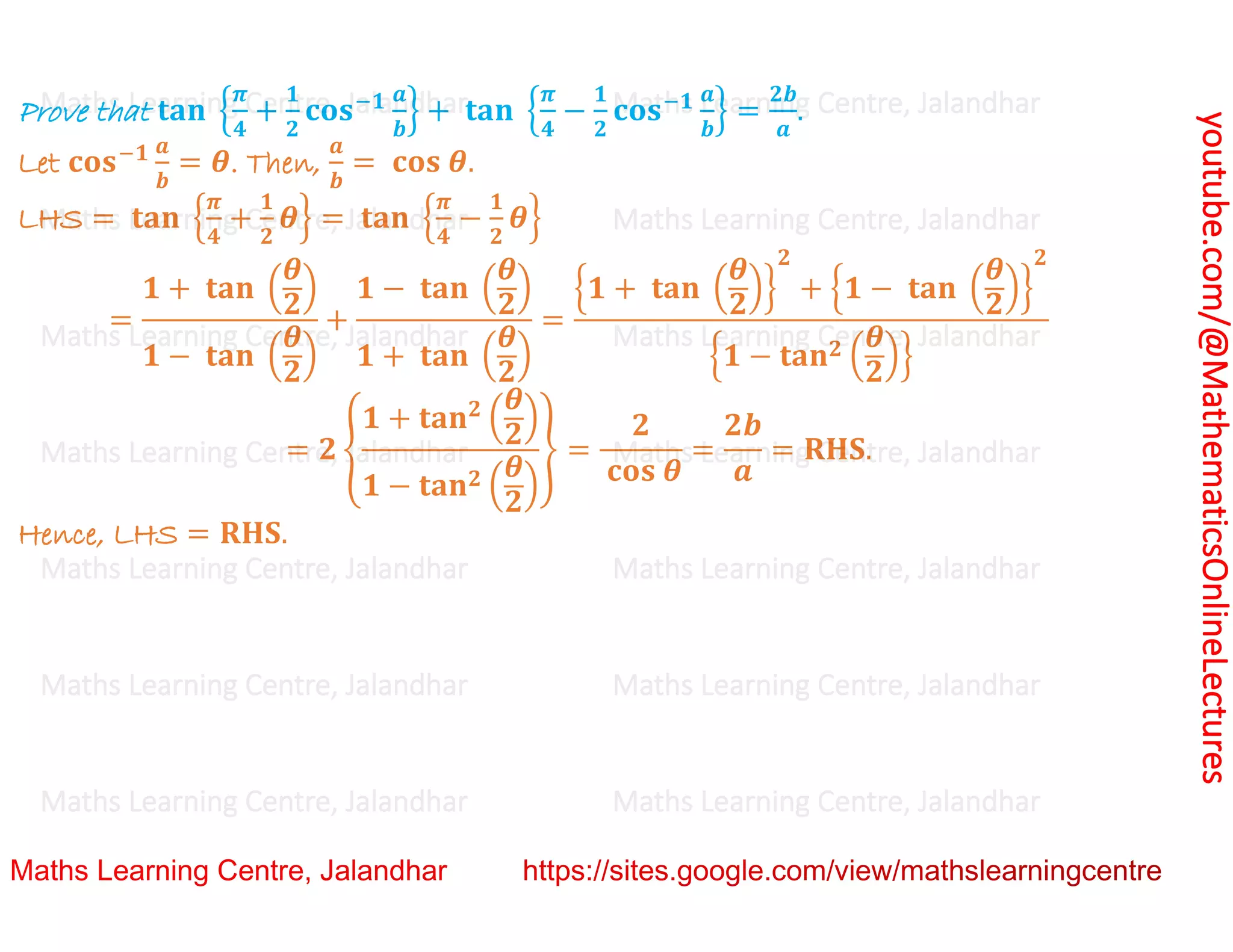 Class 12 Chapter 2 Inverse Trigonometric Functions (Problems based on ...