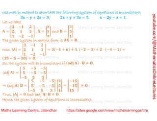 Class 12 Chapter 3 Determinants (System of linear equations) Lecture 6.pdf
