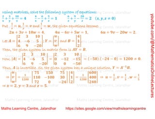 Class 12 Chapter 3 Determinants (System of linear equations) Lecture 6.pdf