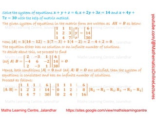 Class 12 Chapter 3 Determinants (System of linear equations) Lecture 6.pdf