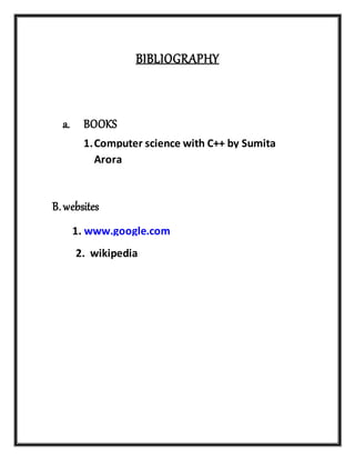 computer science project for class 12 on telephone billing | DOCX